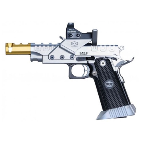 PISTOLET BUL SAS II UR SHORTY OPEN DIVIS ION BLAC/GOLD 9 PARA | BUL